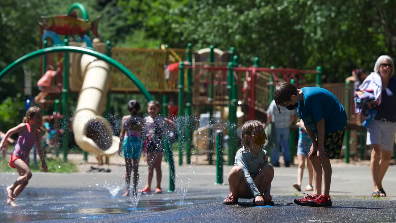 Want to beat the heat? Try visiting one of Bellingham's spray parks ...