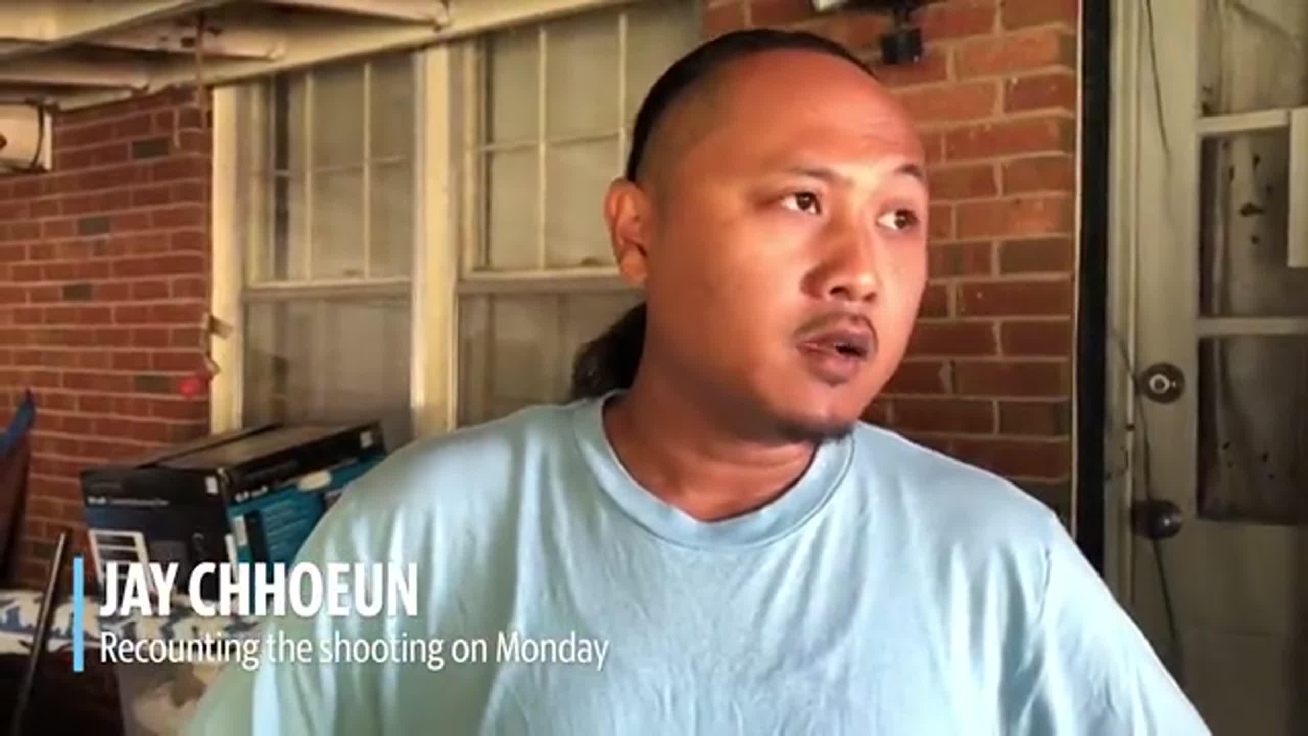 Jay Chhoeun describes the shooting on Monday in east Charlotte ...