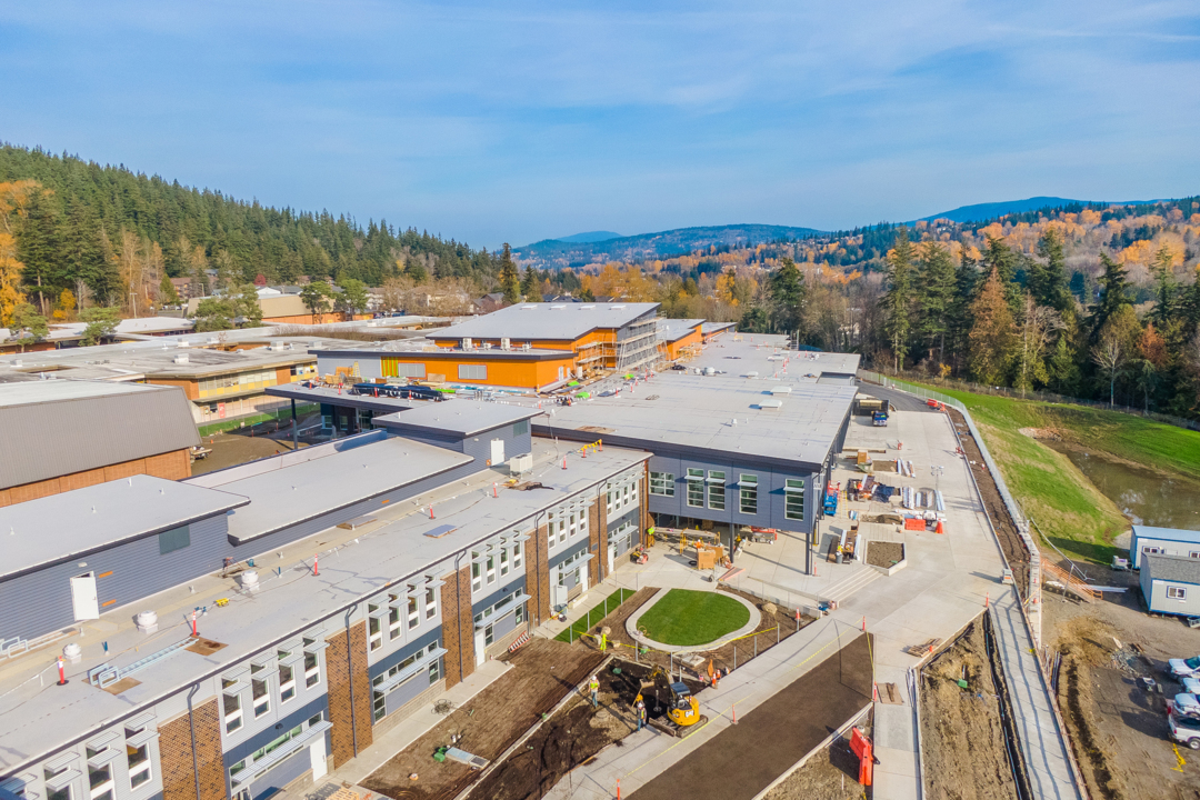 Watch time-lapse footage as Sehome High School construction nears ...
