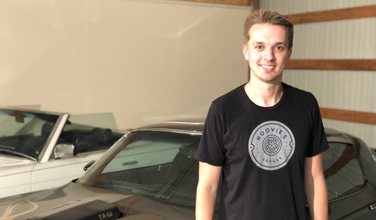 Behind the scenes with Tyler Hoover of "Hoovie's Garage" (Video ...