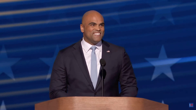 Rep. Colin Allred speaks at the Democratic National Convention | Fort ...