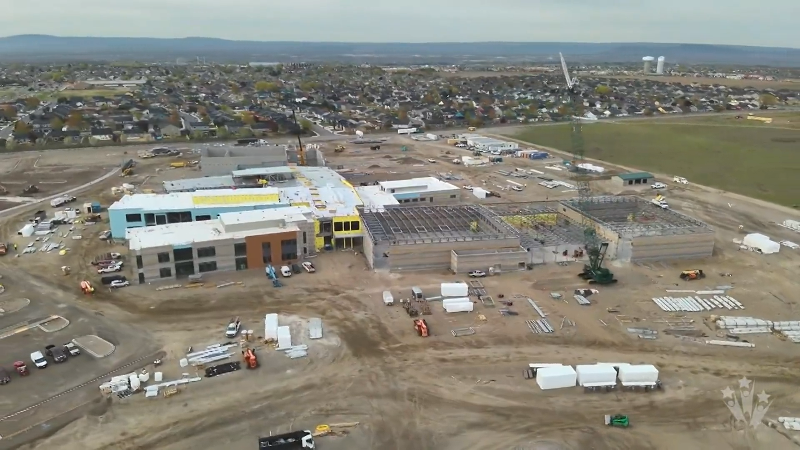 Sageview High School taking shape in West Pasco, WA construction | Tri ...