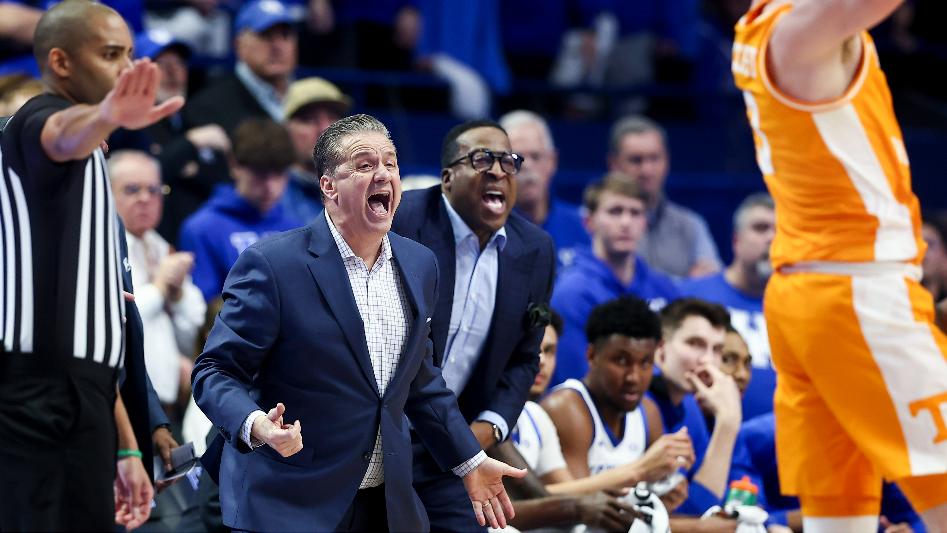 Kentucky basketball coach John Calipari after loss to Tennessee ...