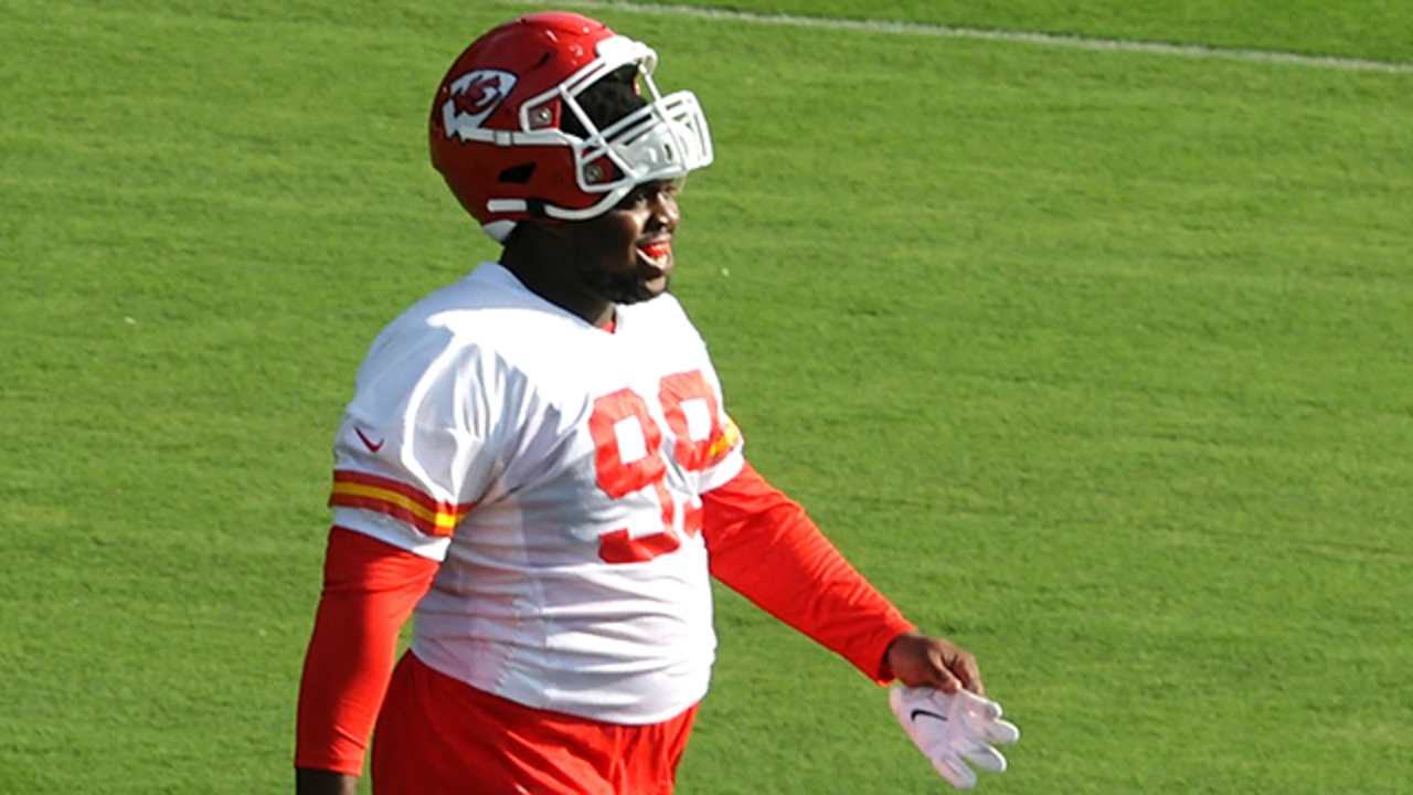 Chiefs rookie Saunders says at training camp he feels fortunate to be ...
