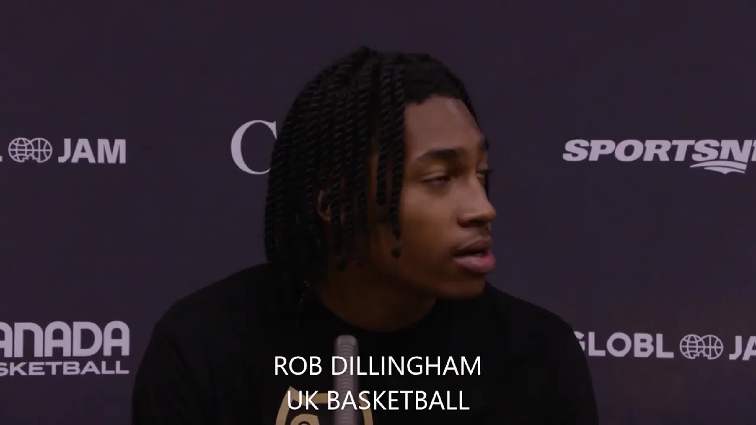 Rob Dillingham after Kentucky basketball win over Africa | Lexington ...