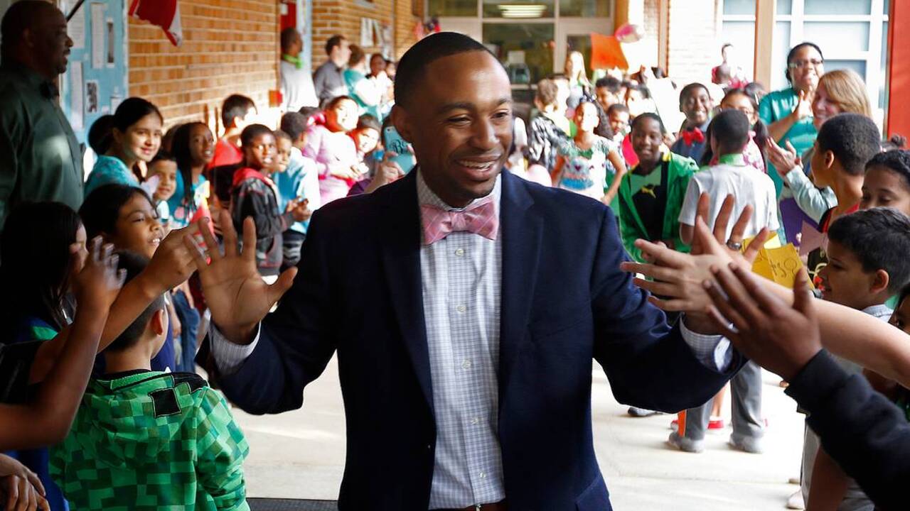 Eric Fitts named 2015 Wake Principal of the Year | Raleigh News & Observer