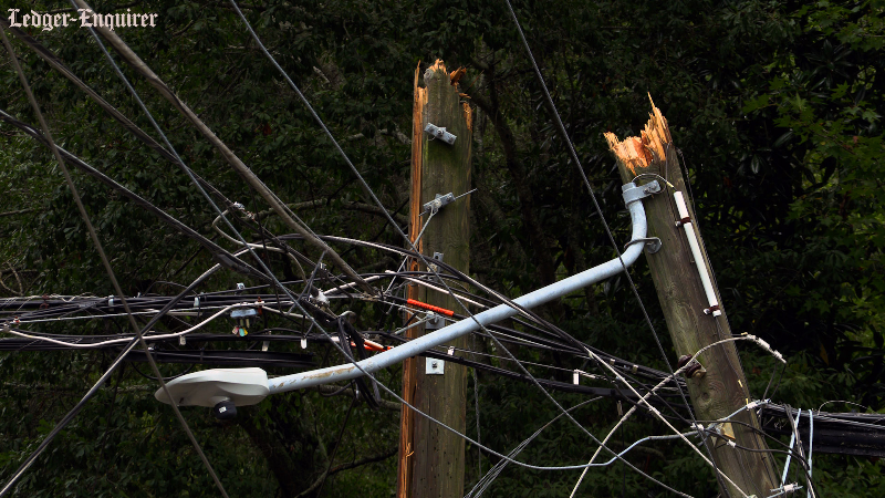 Watch video of damage in Columbus, Georgia caused by Hurricane Helena ...