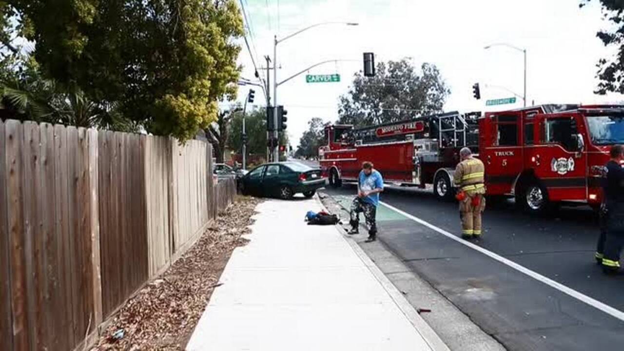 Modesto Fire Department engine involved in accident | Sacramento Bee