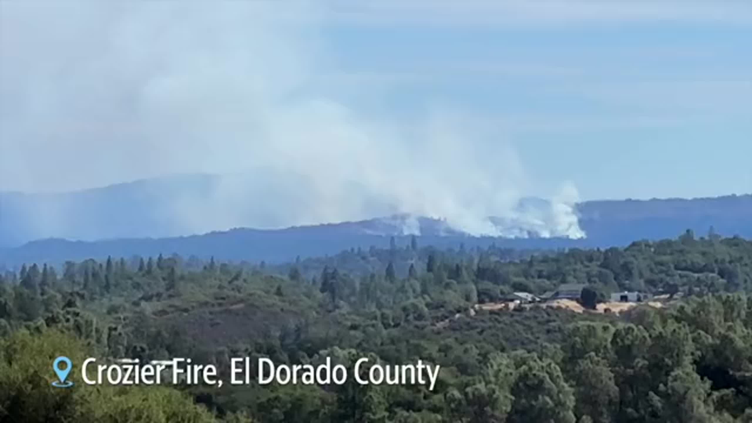 Video: See scenes of a wildfire burning in El Dorado County ...