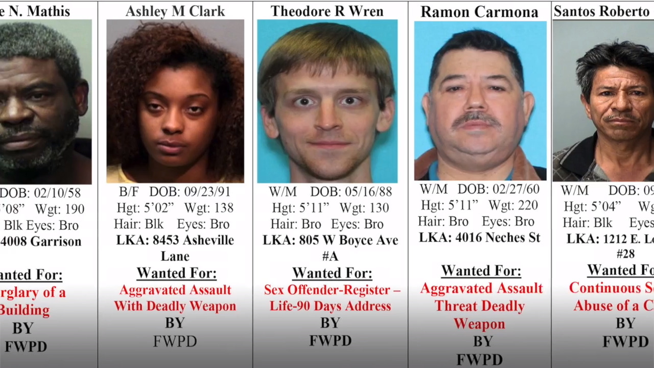 Video: Tarrant County's 10 Most Wanted Criminals, June 27 | Lexington ...
