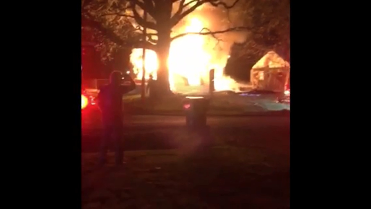 Firefighters fought a fire after a home explosion in Belleville ...
