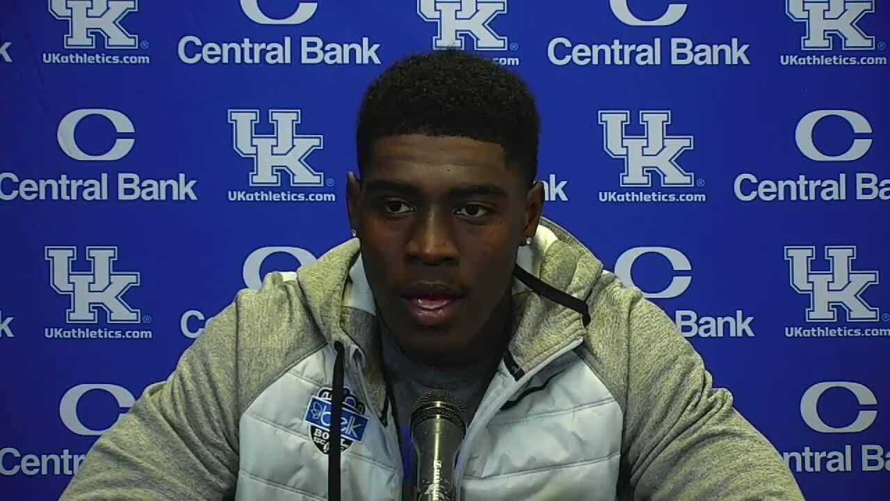 Kentucky football's Josh Ali not happy with his play | Lexington Herald ...