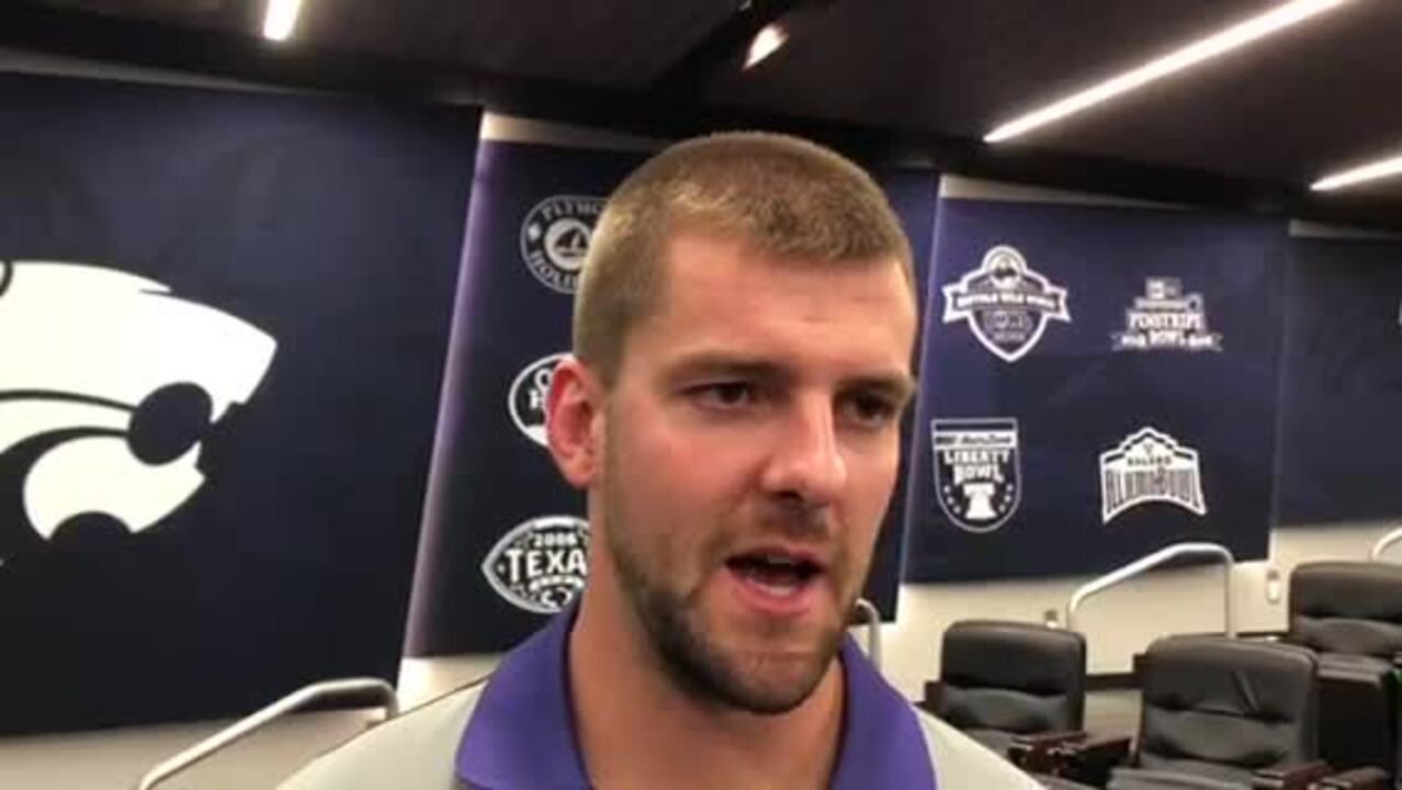 Tight end Blaise Gammon explains how K-State can get back to running ...