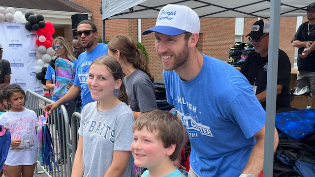 Hurricanes star Jaccob Slavin pitches in to help kids get ready to go ...