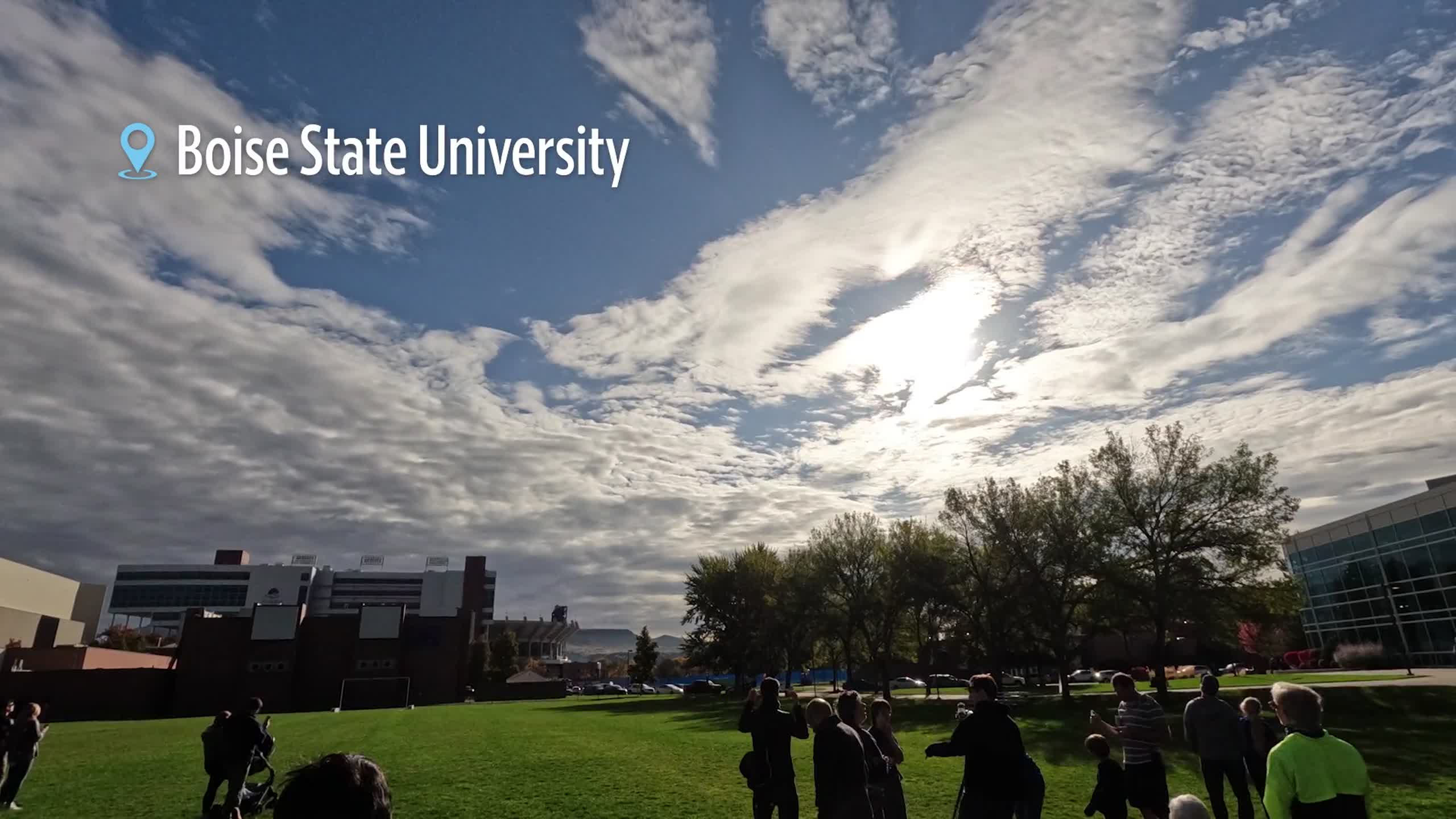College students, public, get a rare look at a solar eclipse in Boise ...