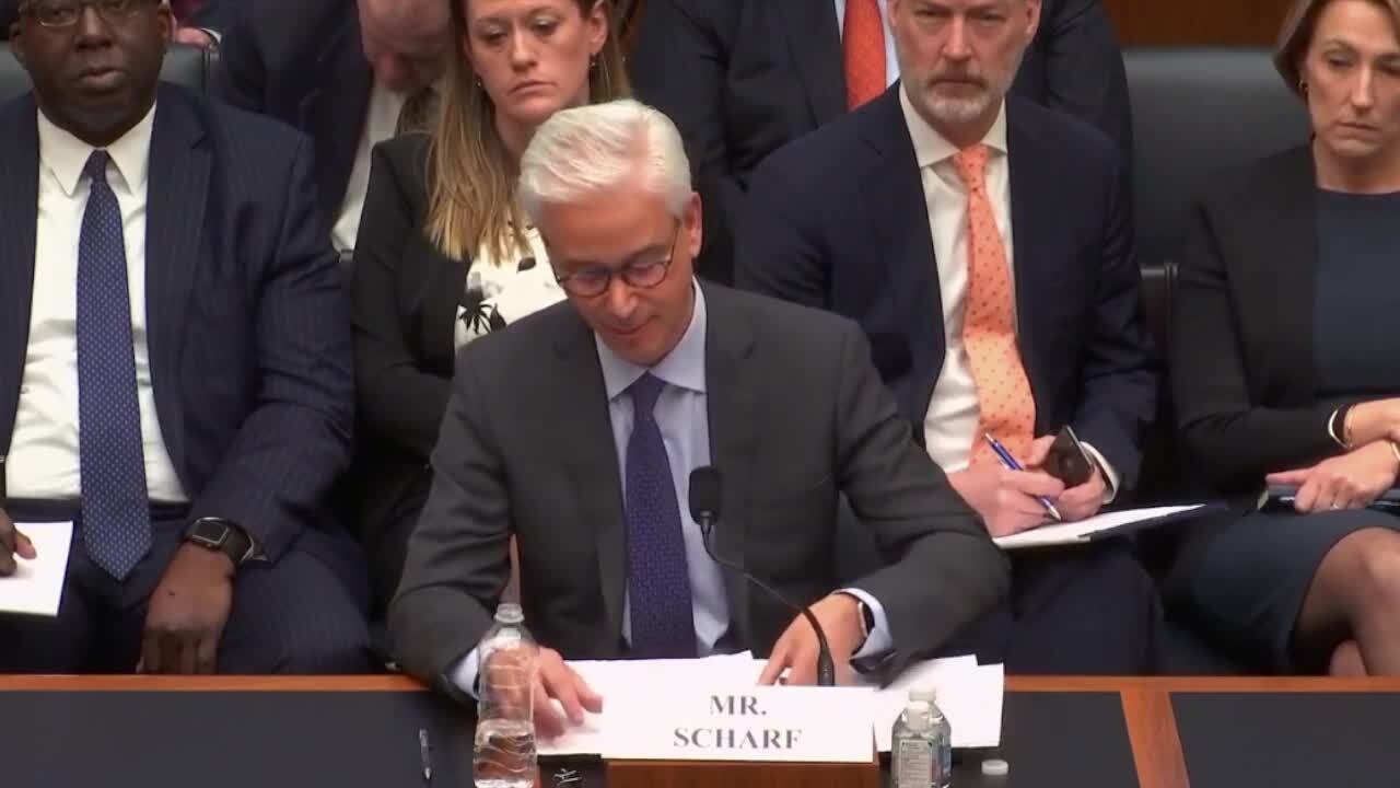 Wells Fargo CEO Charles Scharf testifies before House Financial ...