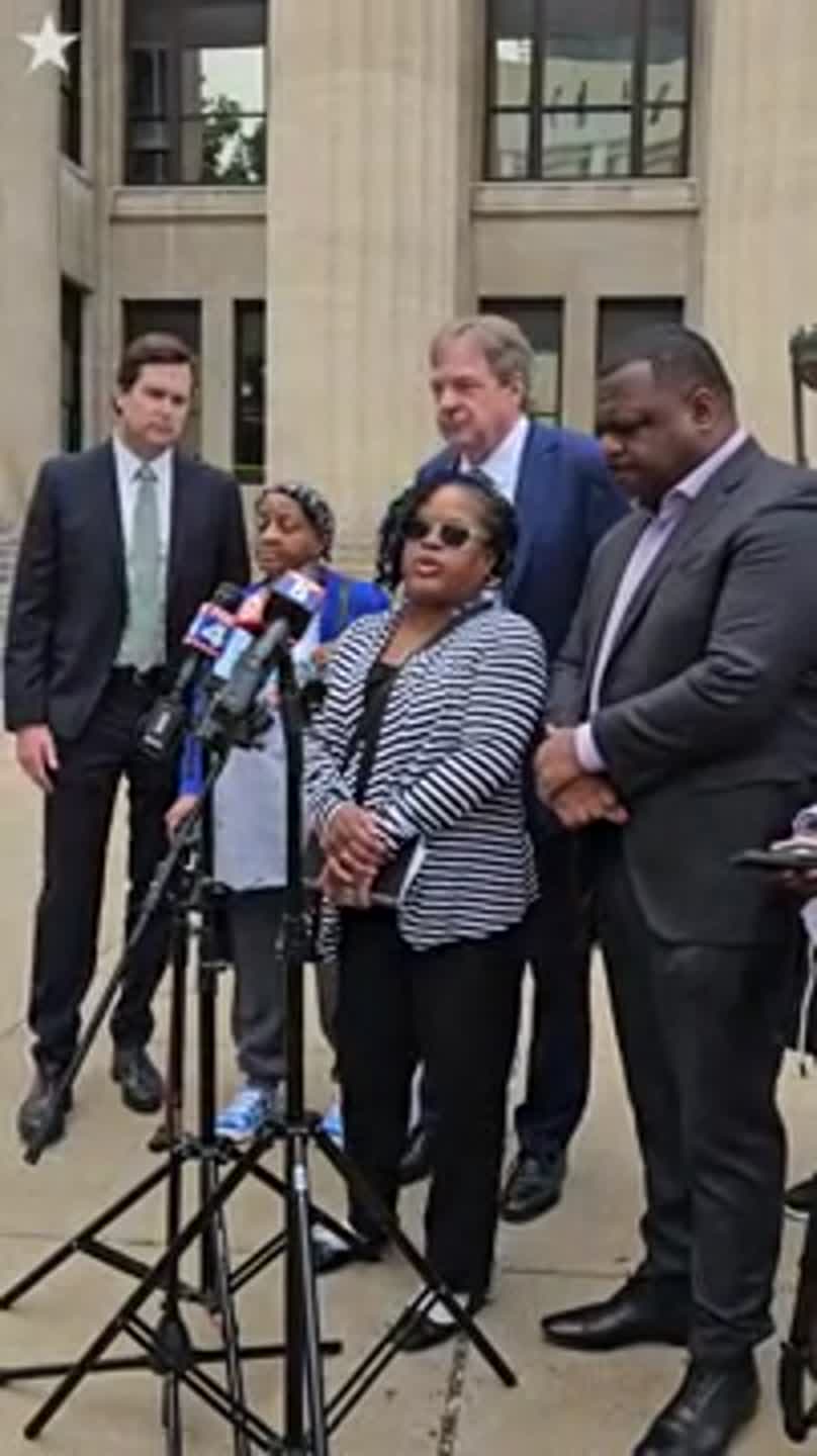 Charles Adair's sister and lawyer discuss body camera video (Video ...