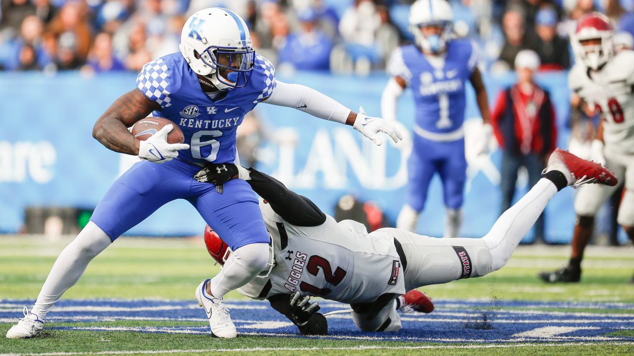 Kentucky football receiver Josh Ali has big Senior Day | Lexington ...