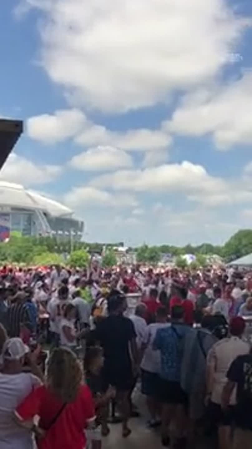 Croatia v England World Cup fans (Video) | Fort Worth Star-Telegram