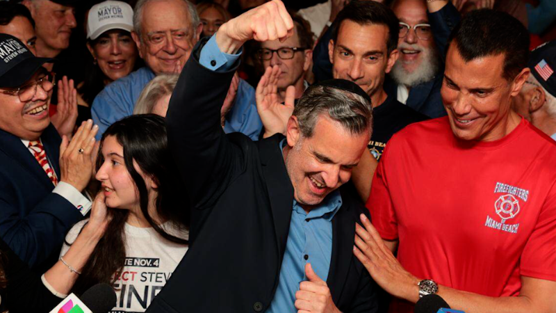 Miami Beach Mayor Steven Meiner gives victory speech | Miami Herald