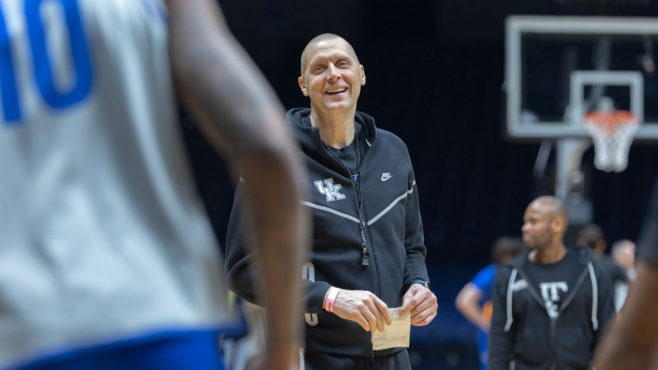 Kentucky basketball coach Mark Pope happy to be in Indianapolis ...