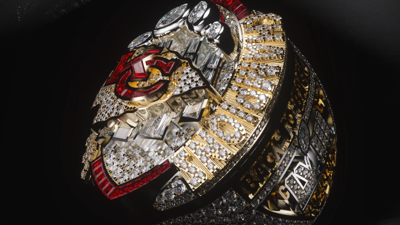 Take a look at the KC Chiefs' Super Bowl LVIII championship rings ...