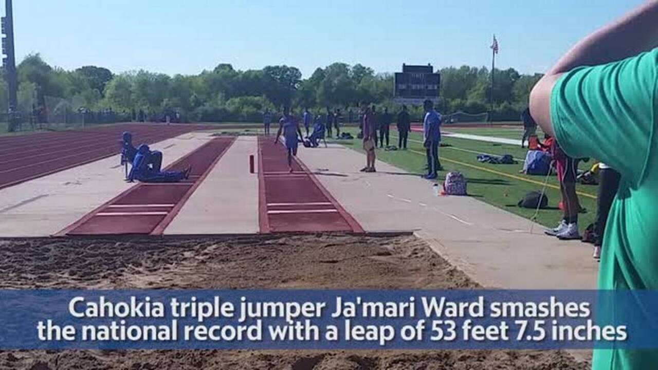 Ja’Mari Ward breaks NFHS all-time triple jump mark | Belleville News ...
