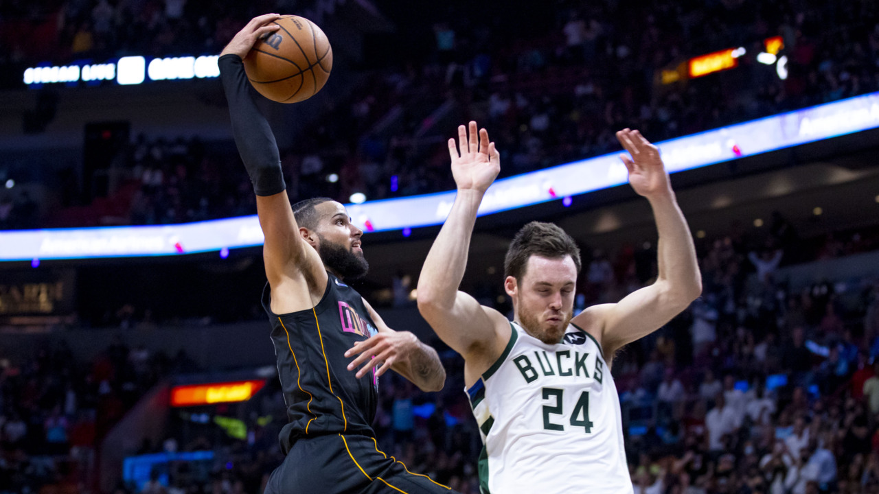 Heat's Caleb Martin speaks after great performance against Bucks ...