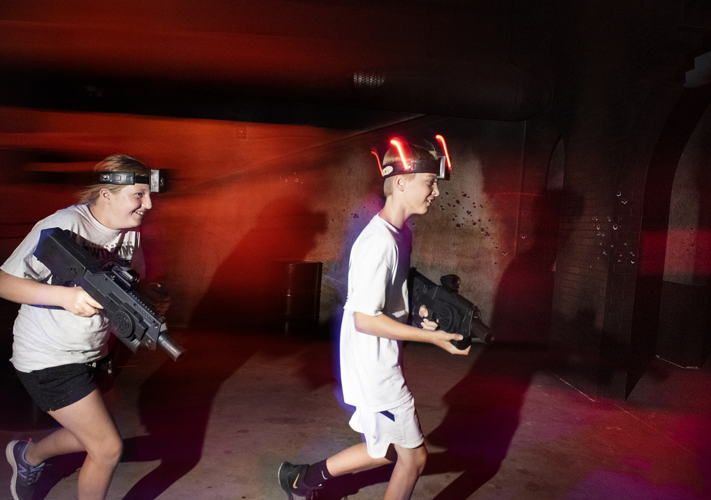 See live game play in Turlock's new laser tag arena | Modesto Bee