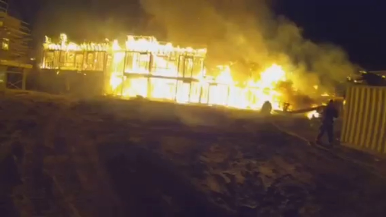 Stockton fire burns 6-unit apartment building under construction ...