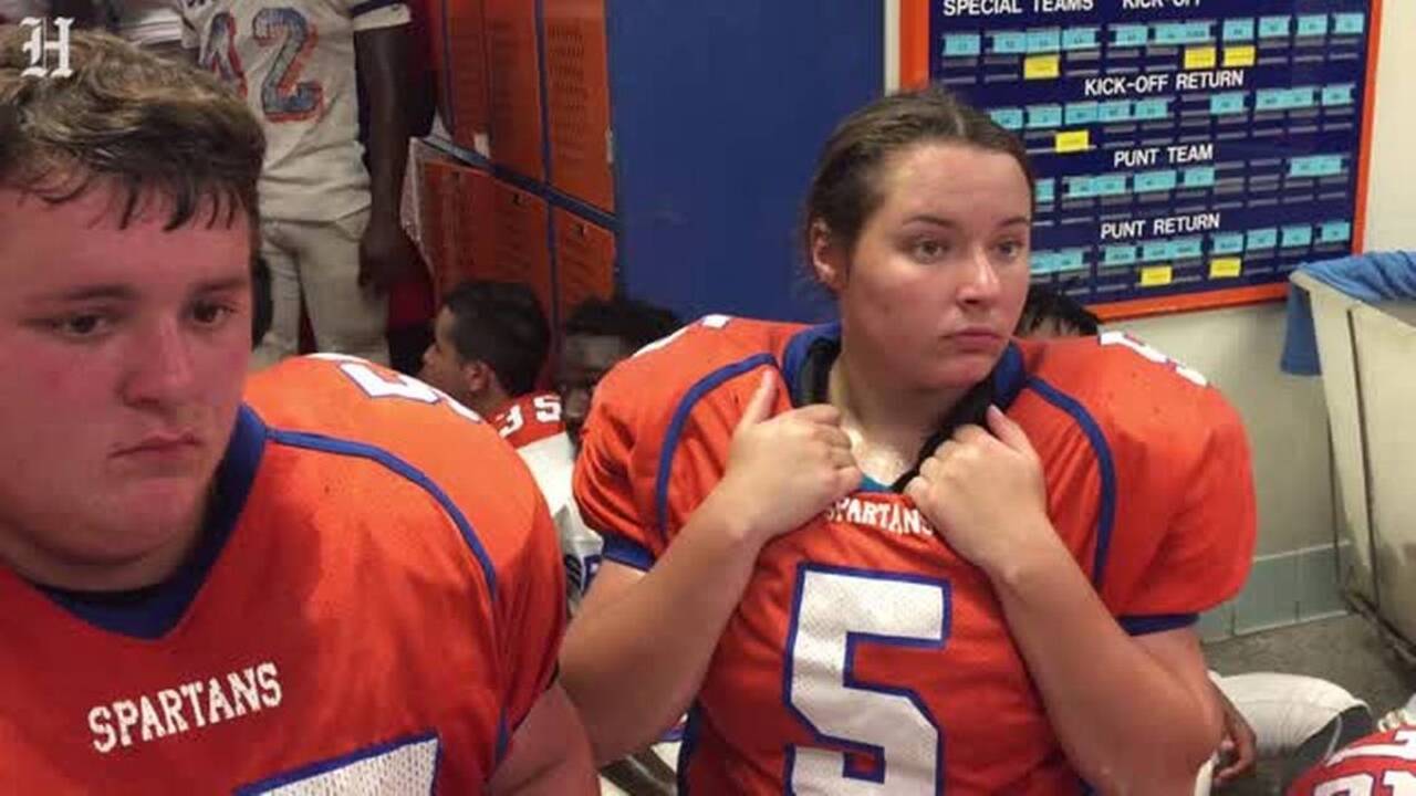 Holly Neher competes for starting QB job at Hollywood Hills High ...
