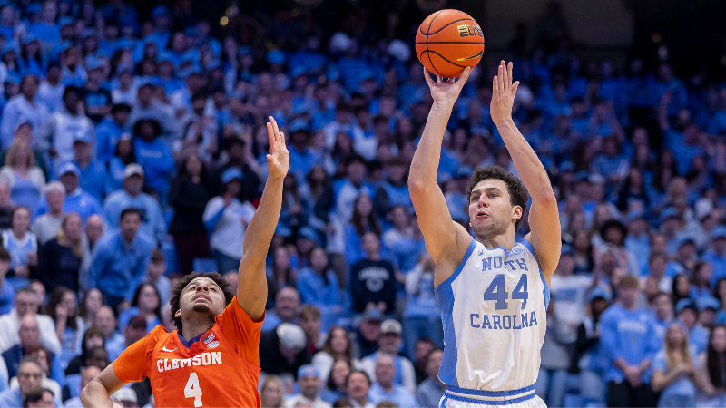 UNC coach Hubert Davis on guard Luka Bogavac’s key baskets | Raleigh ...