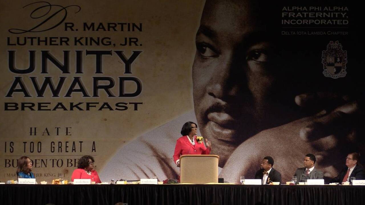 Former ASU President Gwendolyn Boyd fires up a crowd at Columbus MLK Unity Breakfast | Columbus ...