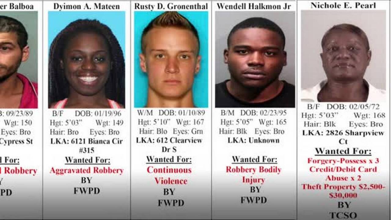 Crime Stoppers: Tarrant County's 10 Most Wanted Criminals, February 21 ...