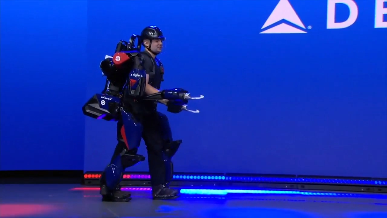 CES 2020: Wearable, full-body exoskeleton robot demonstrated ...