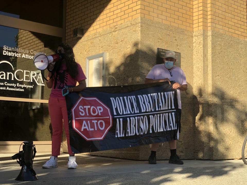 Protesters rally in the name of Xander Mann | Modesto Bee