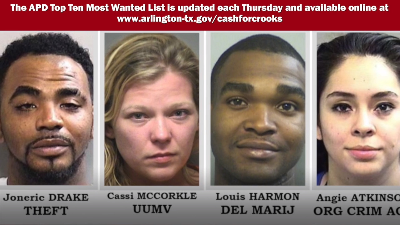Video: Arlington Police's 10 Most Wanted Criminals, May 30 | Lexington ...