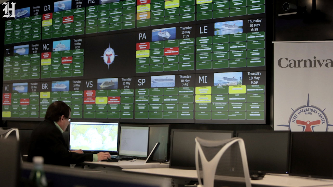 Carnival Cruise Line opens new safety, tracking center in Miami | Miami ...