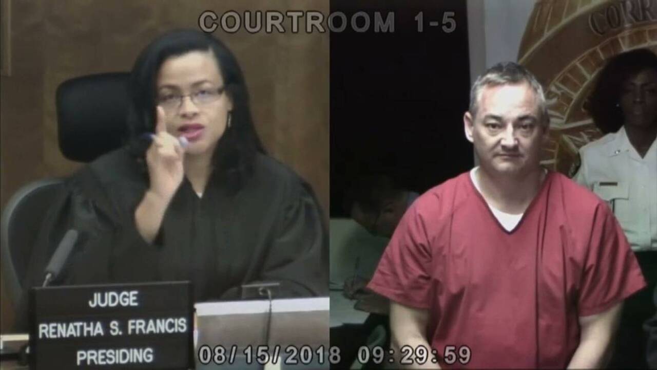 A judge arrested last week for threatening the mother of his child with ...