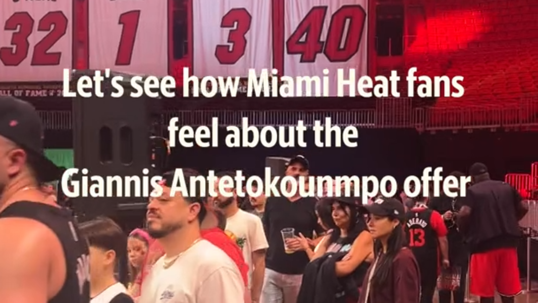 Miami Heat fans talk Giannis Antetokounmpo trade offer on draft night ...