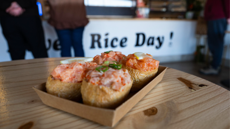 Video: Rice Theory offers sushi rice snacks in Sacramento CA ...