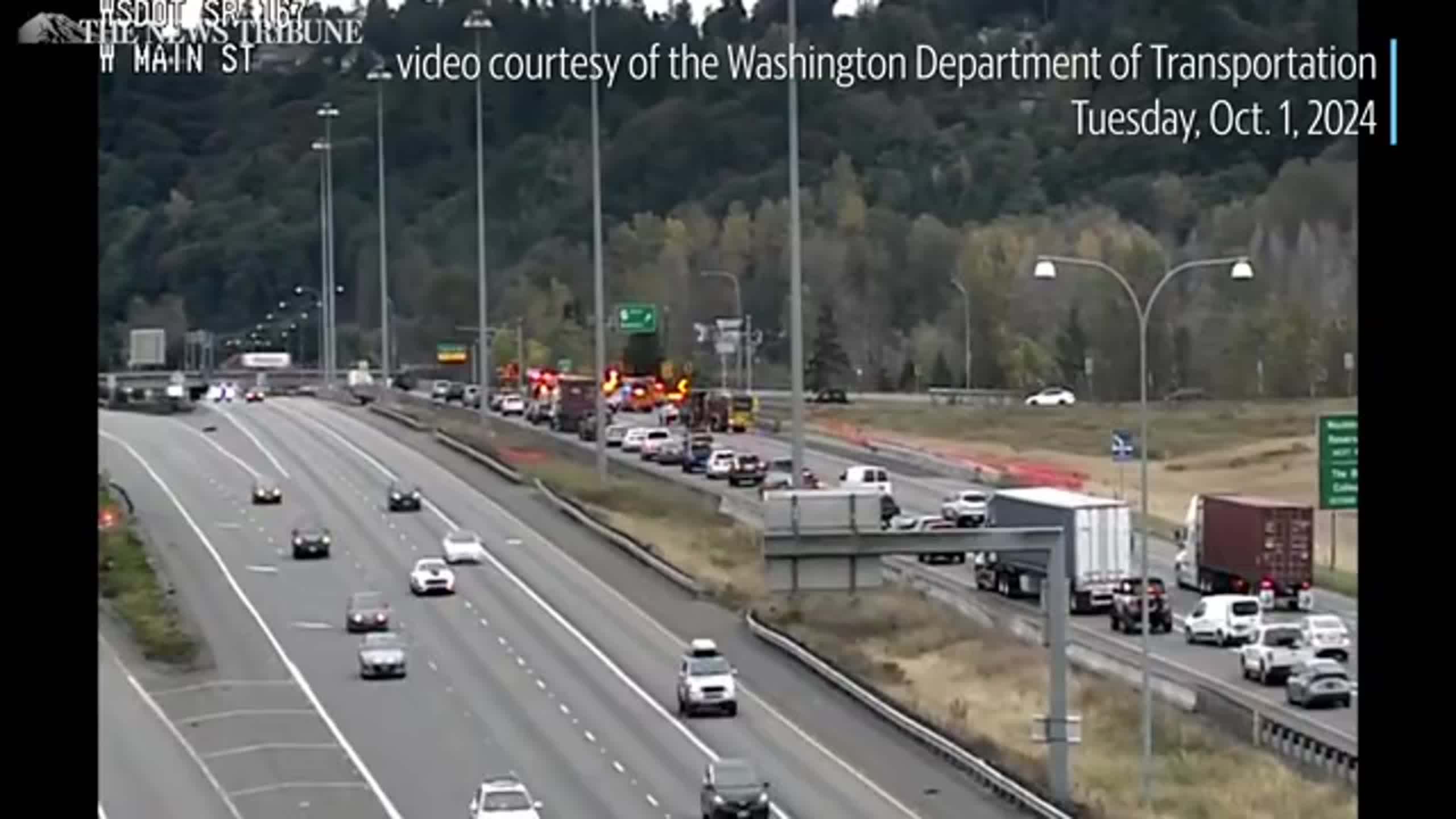Collision on state Route 167 backs up afternoon commute | Tacoma News ...
