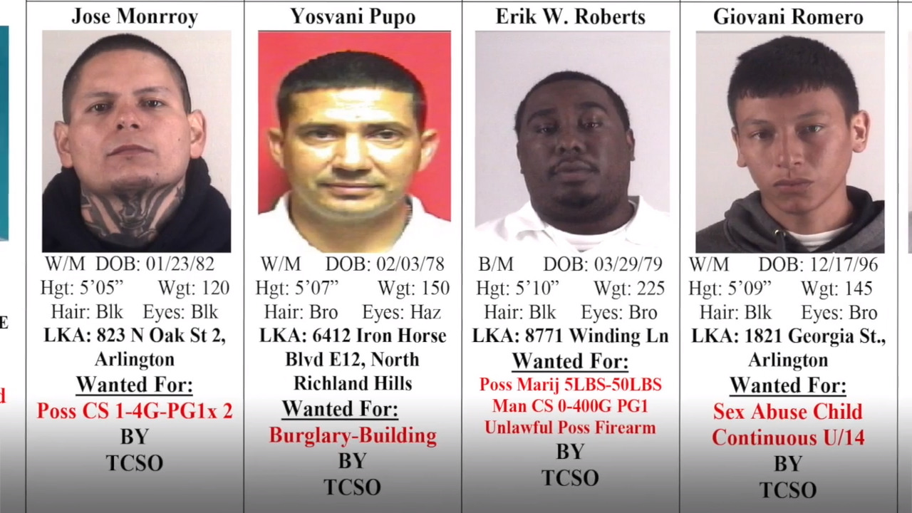 Video: Tarrant County's 10 Most Wanted Criminals, October 24 | Fort ...