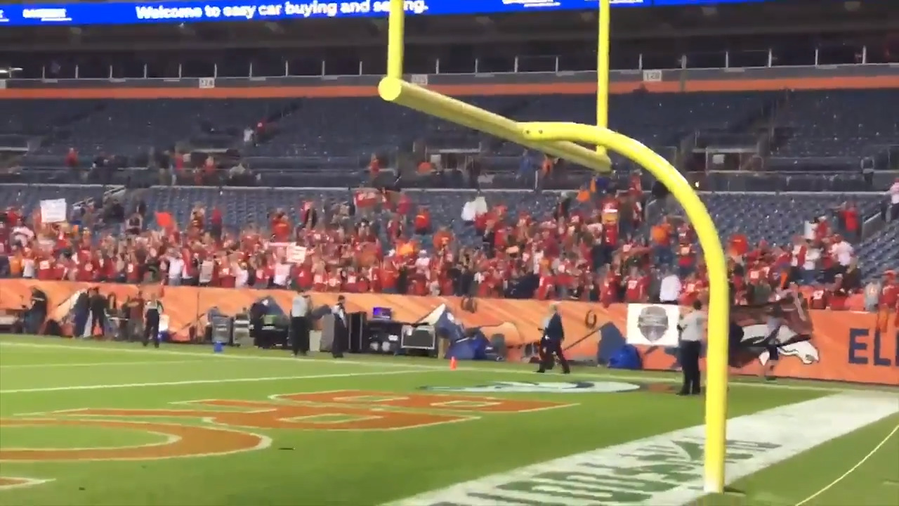 Chiefs fans celebrated win at Broncos Stadium at Mile High | Kansas ...