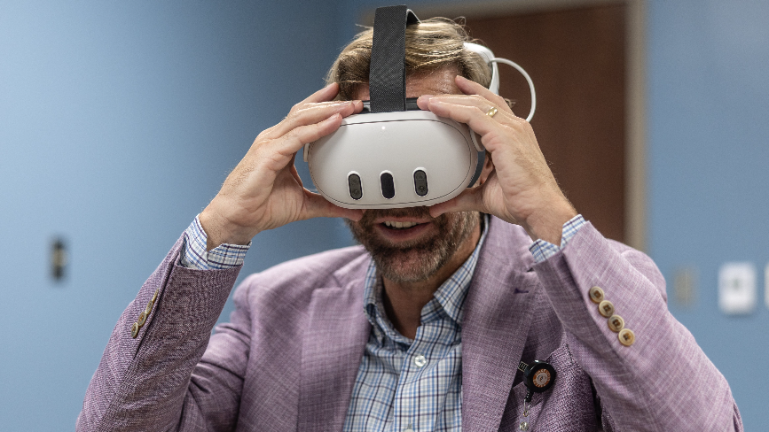 Raymond Glenn Gaston, MD, explains how VR is used to treat phantom limb ...