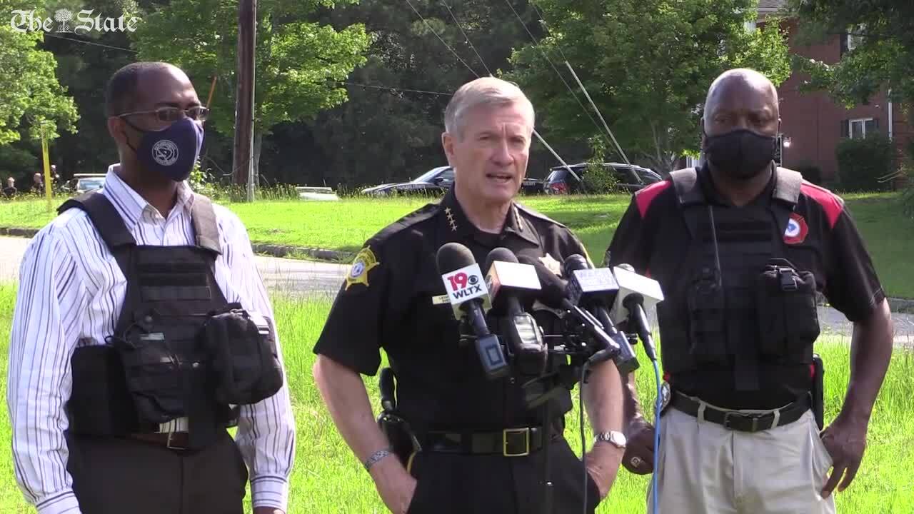 Sheriff Leon Lott says officers are injured after "riot." | The State