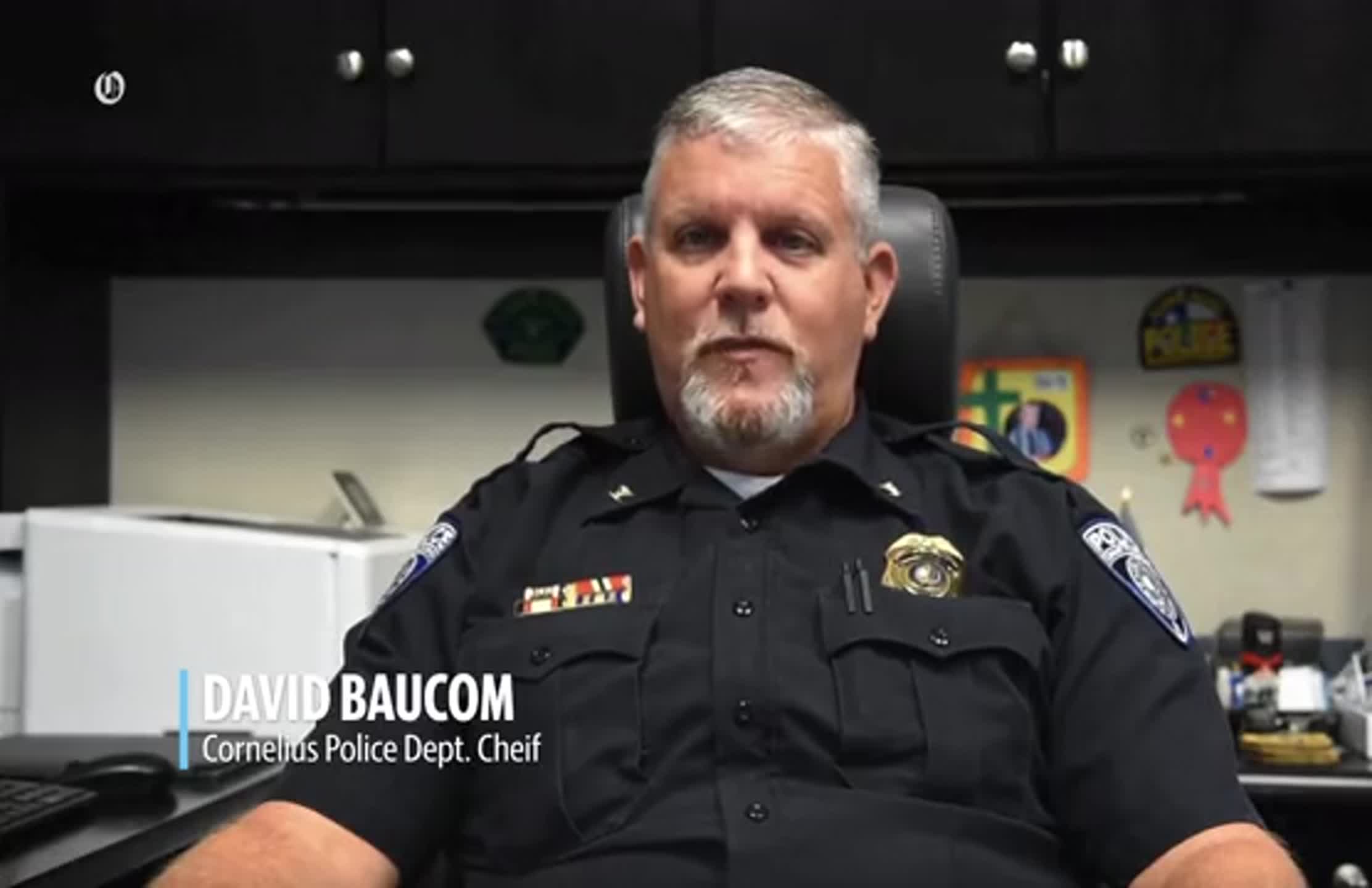 Chief David Baucom marked the second anniversary with a video giving an ...