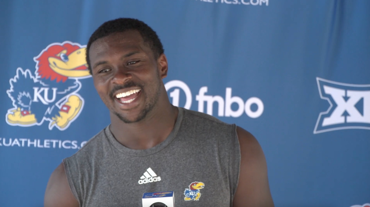 KU defensive end Kyron Johnson says he was surprised by 42-inch ...