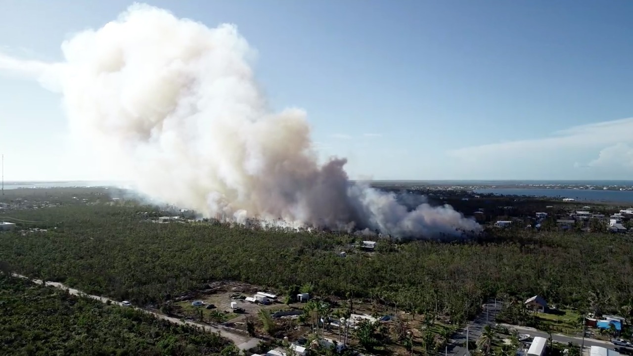 Crews work through night to douse Big Pine Key brush fire (Video) | FL ...