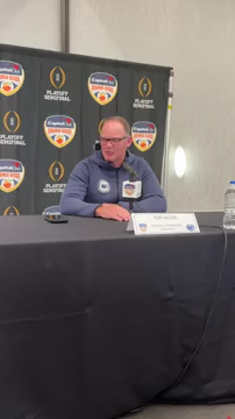 PSU DC Tom Allen says he feels blessed in days before CFP semi-final ...